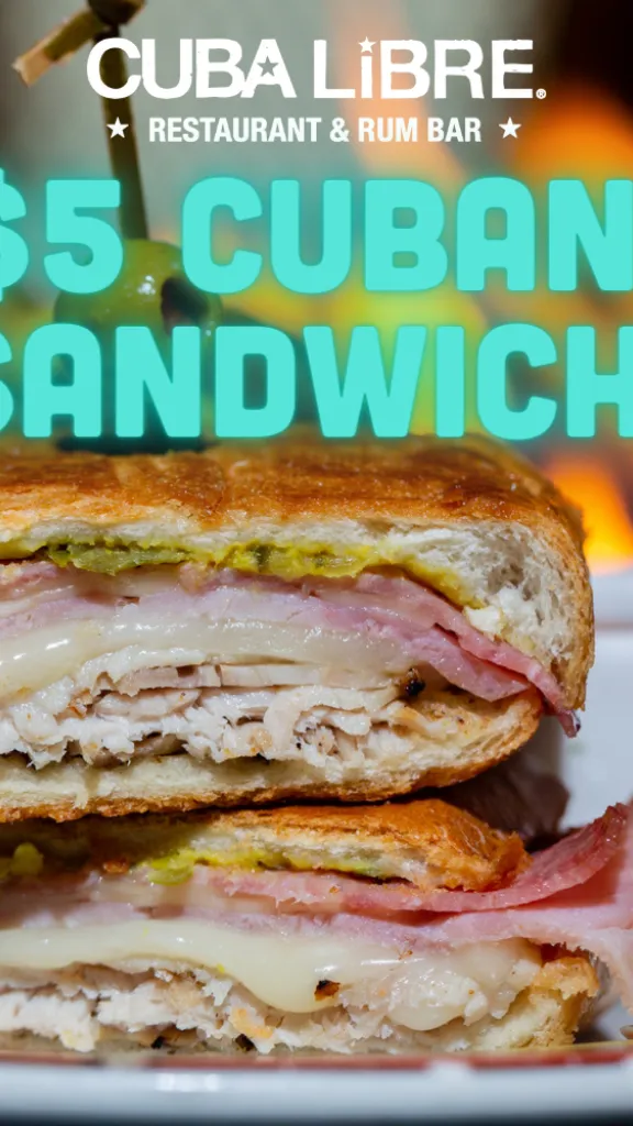 National Cuban Sandwich Day at Cuba Libre | Old City District